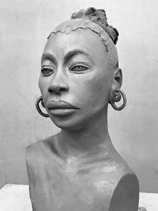 “EARTH GODDESS” SCULPTURE IN CLAY | Indira Cesarine